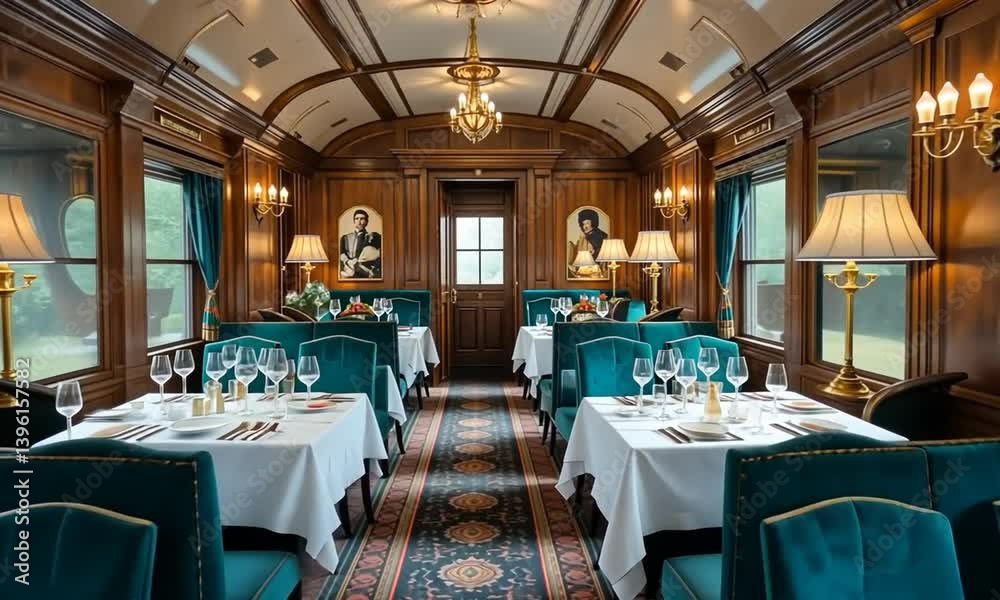 Vintage Train Carriage Transformed Into A Luxurious Dining Place ...