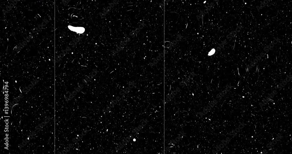 4K Cinematic old school 35mm film grain overlay asset with light ...