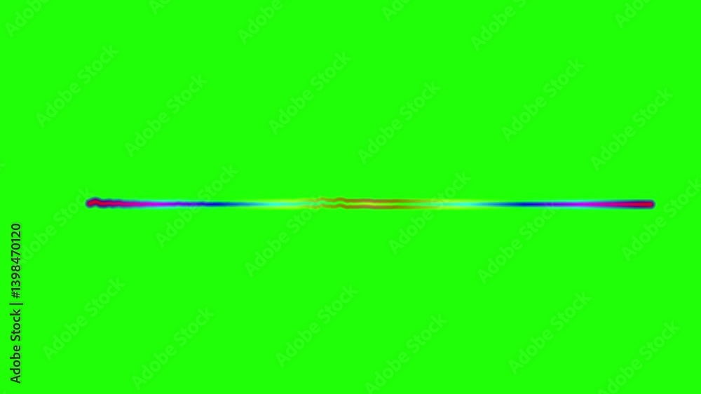 color audio waveform spectrum animation, alpha channel, green screen ...