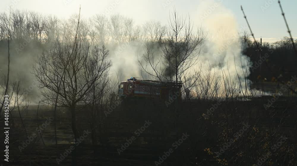 smoke haze, battling flames, rural firefighting, fire insurance policies, emergency response ...