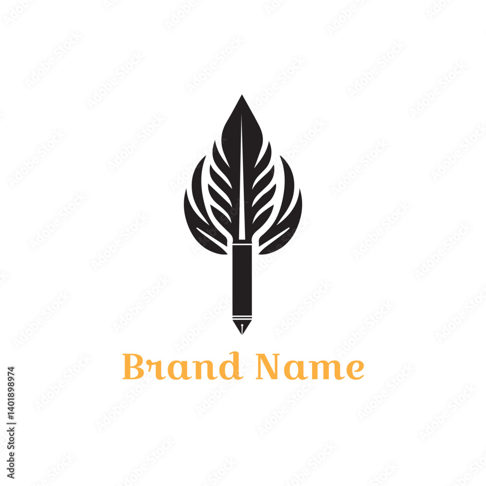 Poster Pen leaf logo – Wall Art | UkPosters