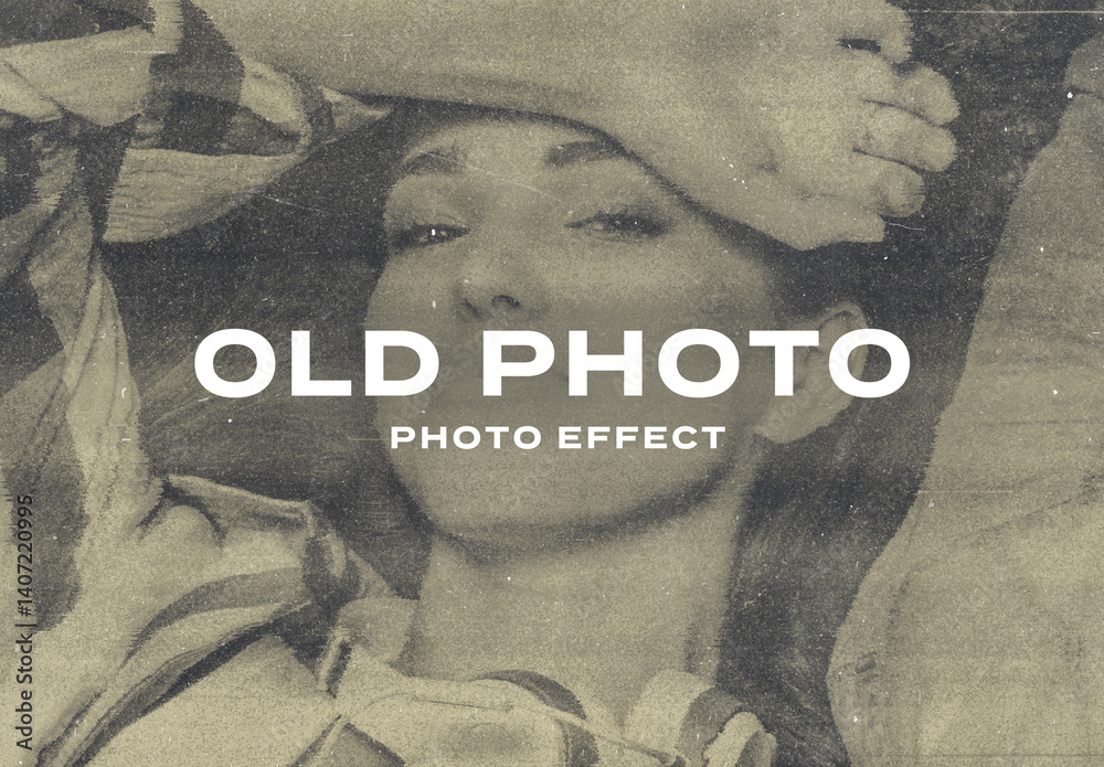 Old Film Frame Vintage Retro Photo Effect Paper Texture Template Mockup ...