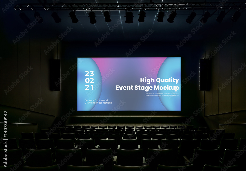 Event Stage Mockup 2 Stock Template | Adobe Stock
