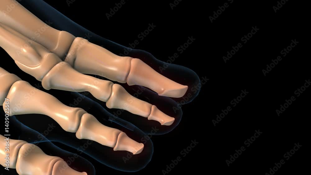 human skeleton distal phalanges of the toe bones pain anatomy for ...