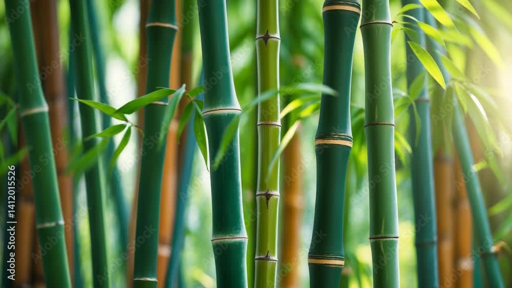 Bamboo color palette with swatch samples. Stock ビデオ | Adobe Stock