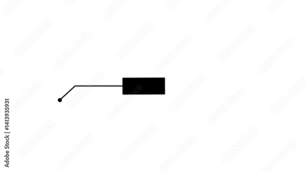 HUD animation. Simple HUD elements frame lines callout animation ...