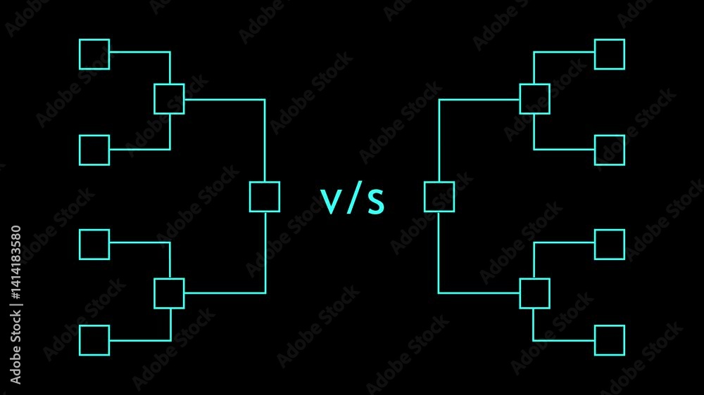 Team tournament bracket championship template animation. Championship ...