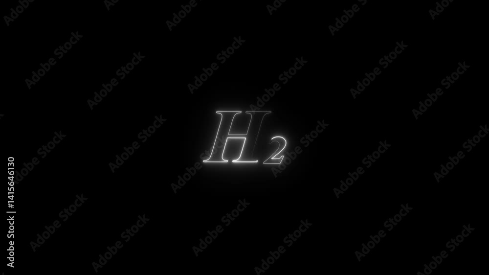 H₂" or "Hydrogen" molecule symbol appearing with smoke cloud text ...