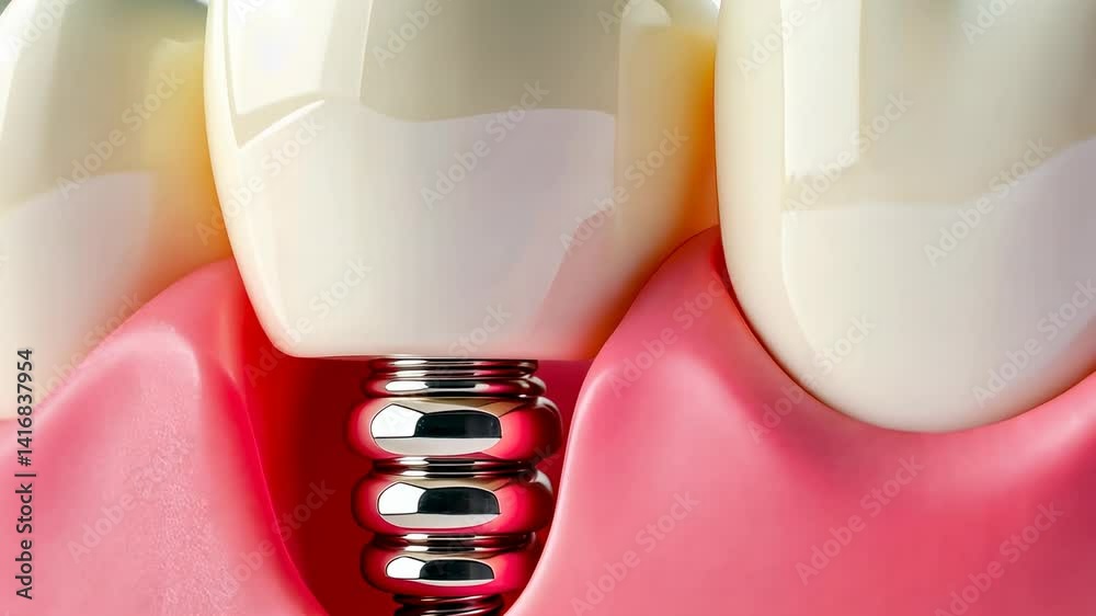 Crown dental, implant surgery, prosthetic teeth. Oral health. Implants ...