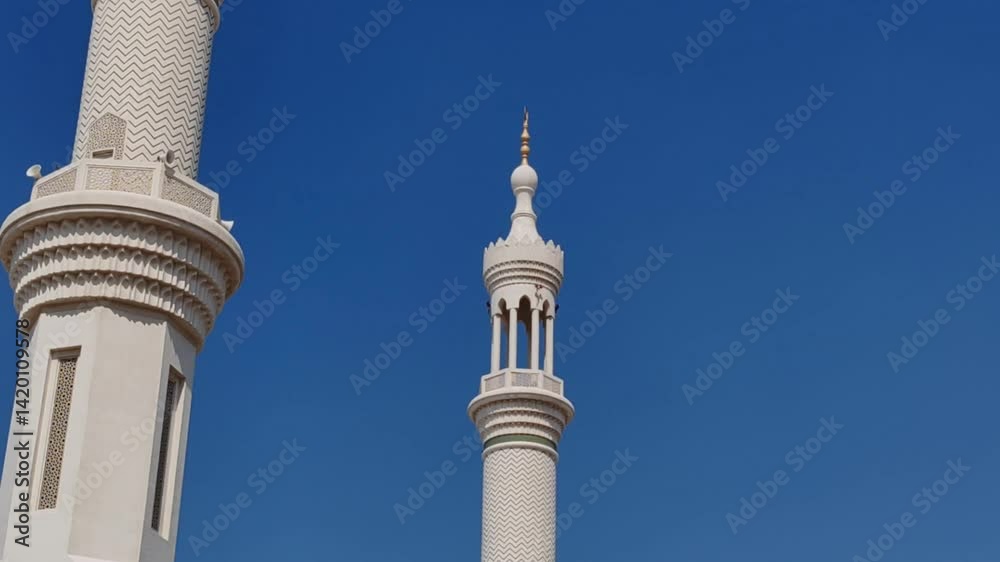 Beautiful Landscape mosque, Islamic background Mosque, Minaret of ...