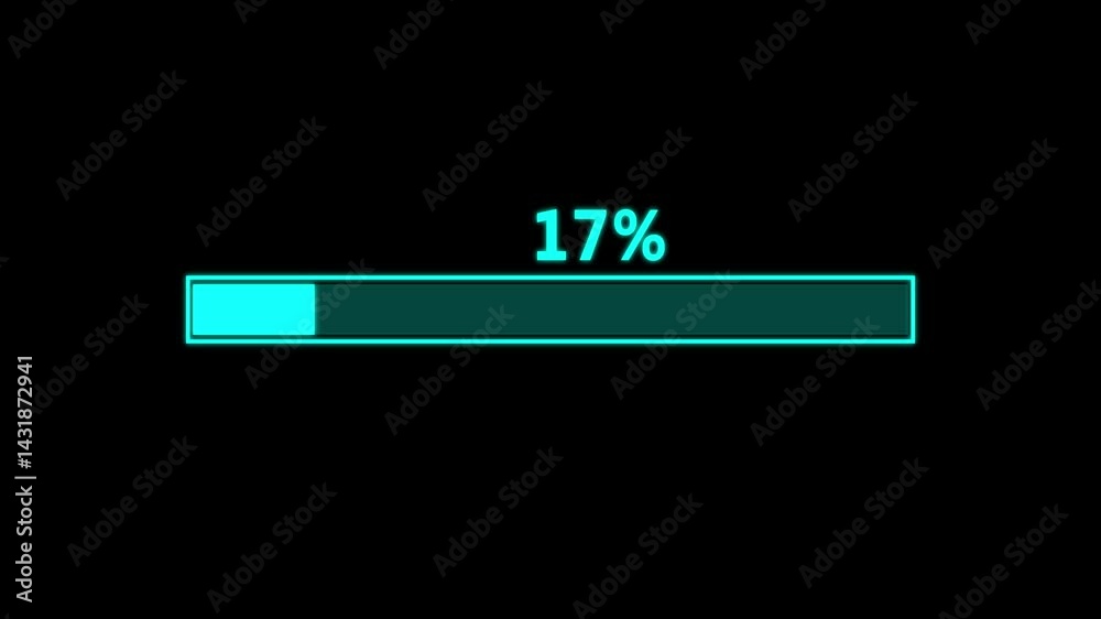 Animation loading icon diagrams Infographics Abstract storage pie chart ...