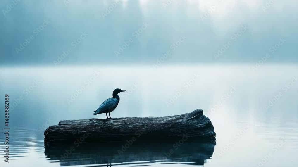 duck in the water, bird, flying, moving, lake, river Stock ビデオ | Adobe ...