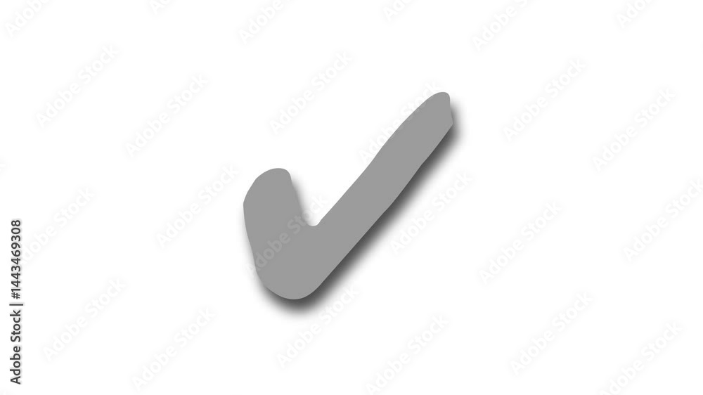 Success Confirmation Animation, Minimalist Check Mark Animation ...
