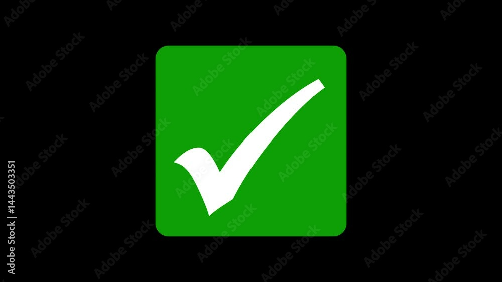Check Box Selection Animation, Flat Design Checkbox Animation, Animated Check Box with Tick ...