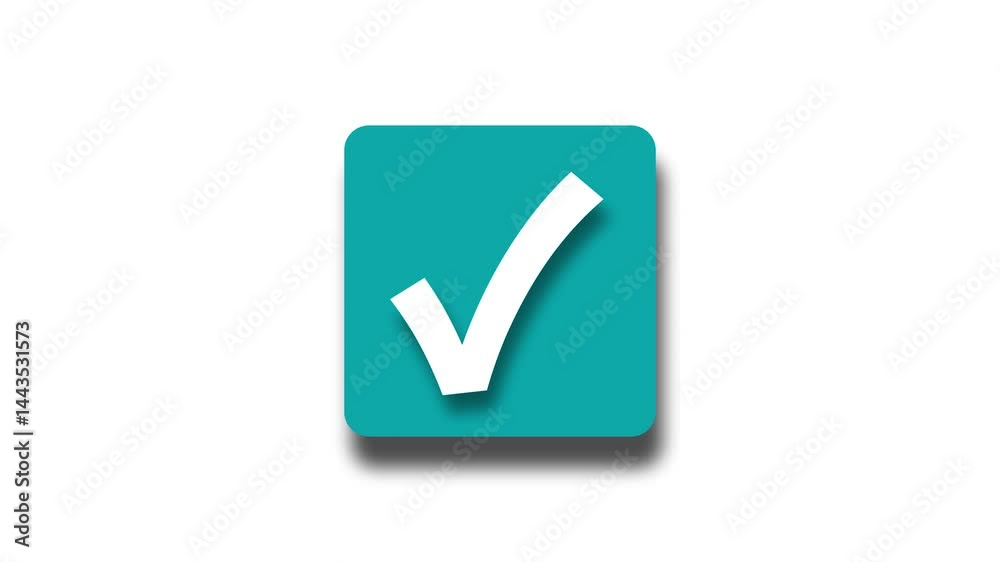 3D Checkbox Animation, 3d Smooth Checkbox Animation, 3d Animated ...