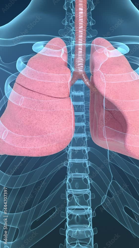 Intubation animation, pneumothorax symptoms, lung collapse animation ...