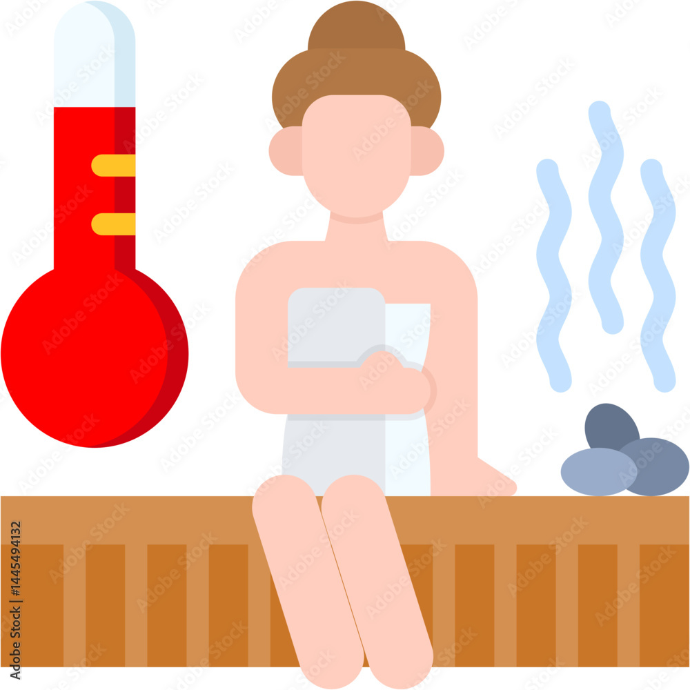 Poster Sauna icon – Wall Art | UkPosters