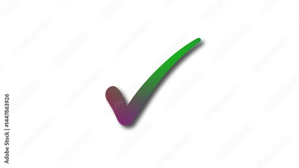 Minimal Check Mark Animation Smooth Motion Design, Animated Check Mark ...