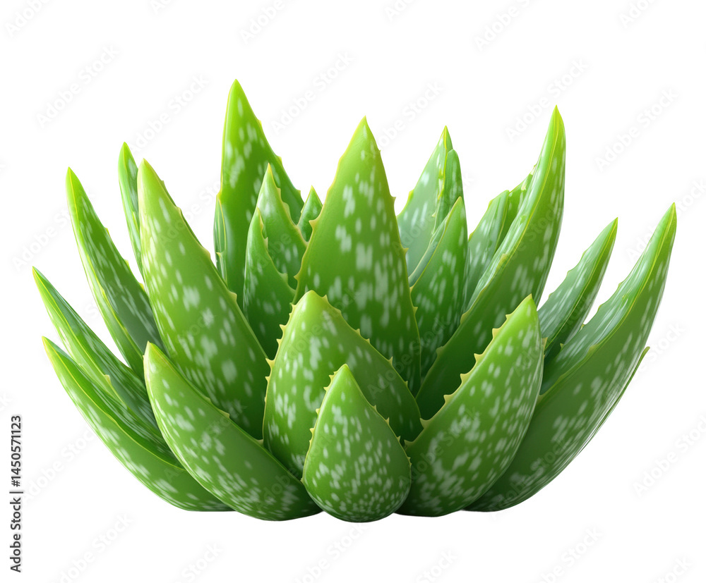 Poster Aloe vera plant display natural greenery bright environment view ...
