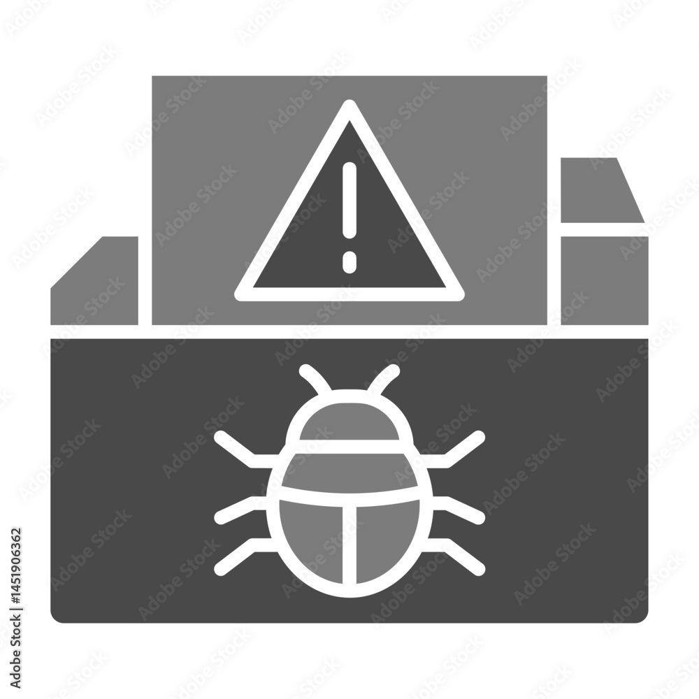 Poster Infected folder Icon – Wall Art | UkPosters