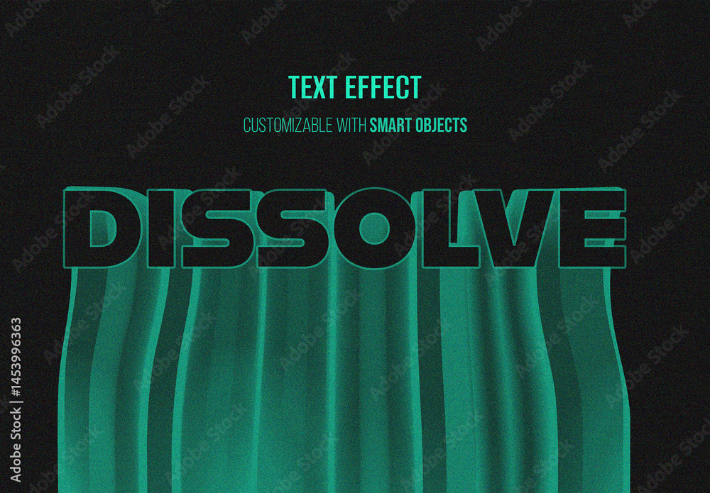 Photoshop Grain Dissolving Text Effect Stock Template | Adobe Stock
