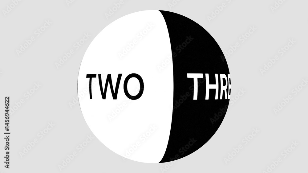 Side Motion Spherical Text Loop with Background Stock Template | Adobe ...