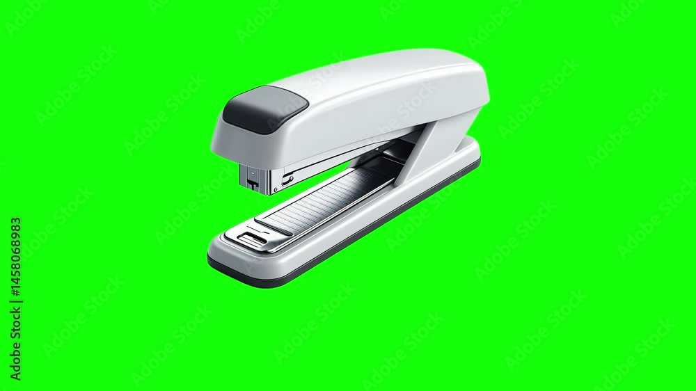 Mini stapler green screen animation motion graphic in 4K high ...