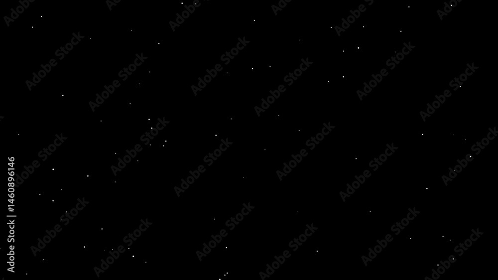 twinkling star particles animation in starry night background ...