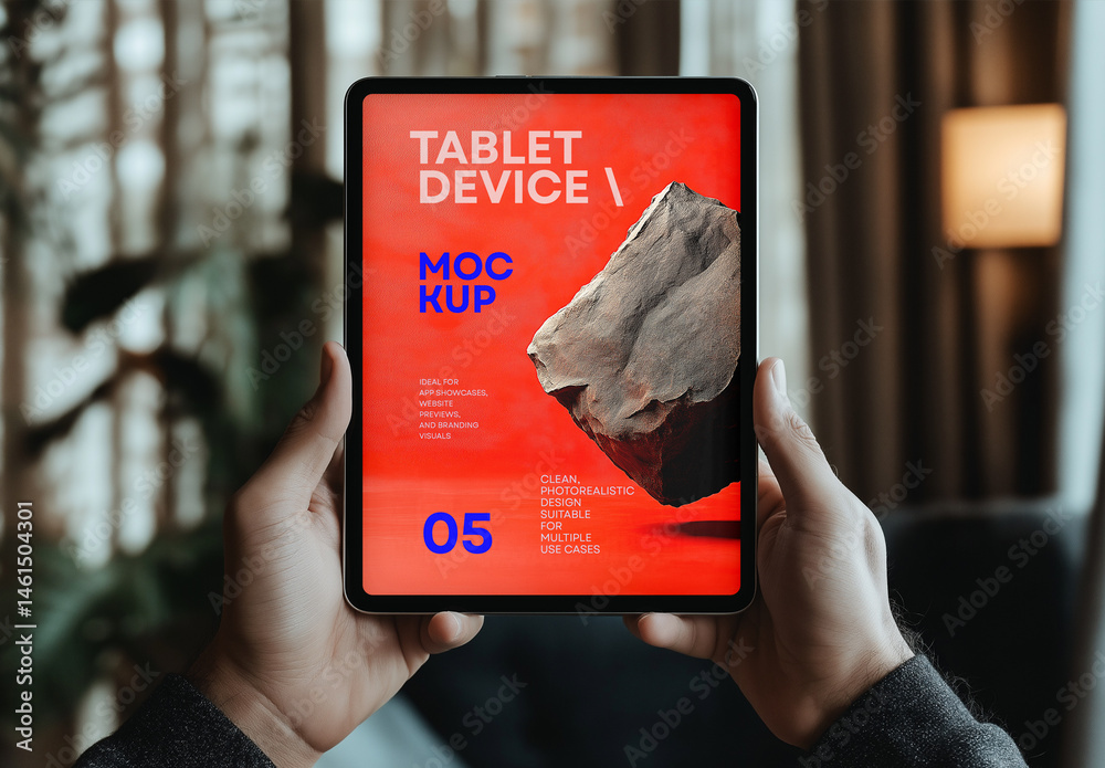 Tablet Device Mockup for Digital Presentations – Realistic Display for ...