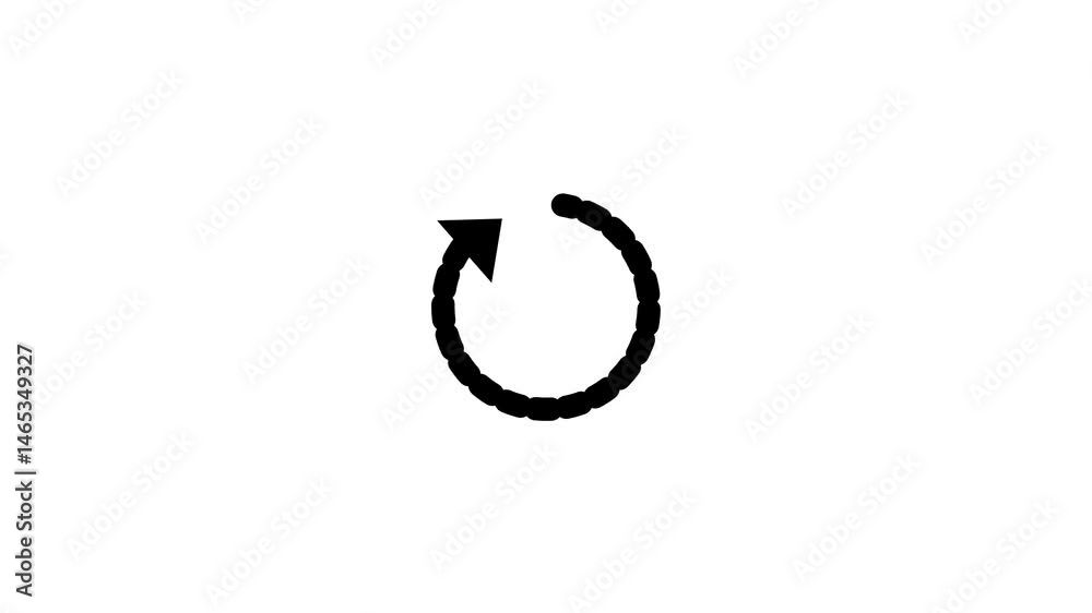 circle arrow icon refresh and reload animated, circle Loading bar animation, Loading circle ...