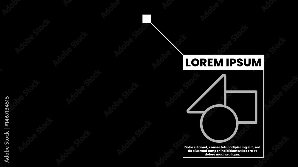 Modern Call Out Title with Image Stock Template | Adobe Stock