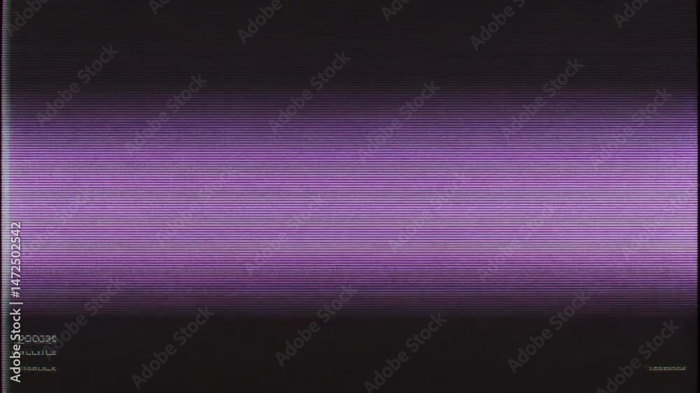 VHS Retro Glitch Background with Static Noise, RGB Bleed, Scan Lines ...