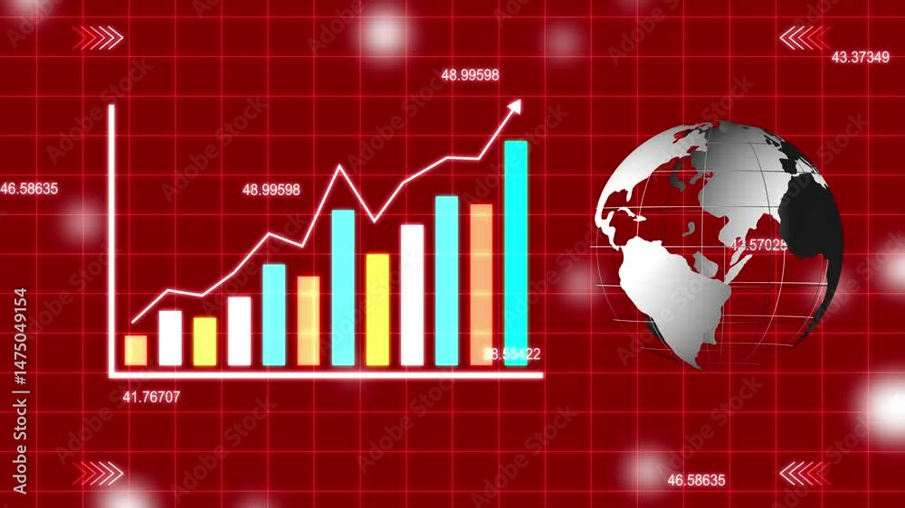 Future business growth potential up arrow dollar sign. Abstract ...