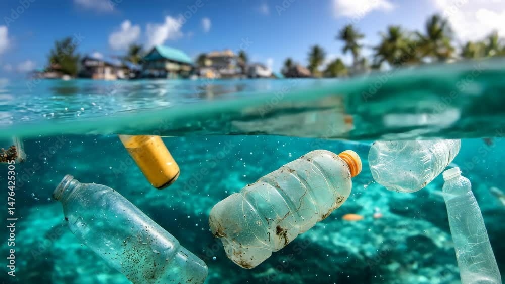 floating plastic pollution in ocean, floating plastic pollution ...