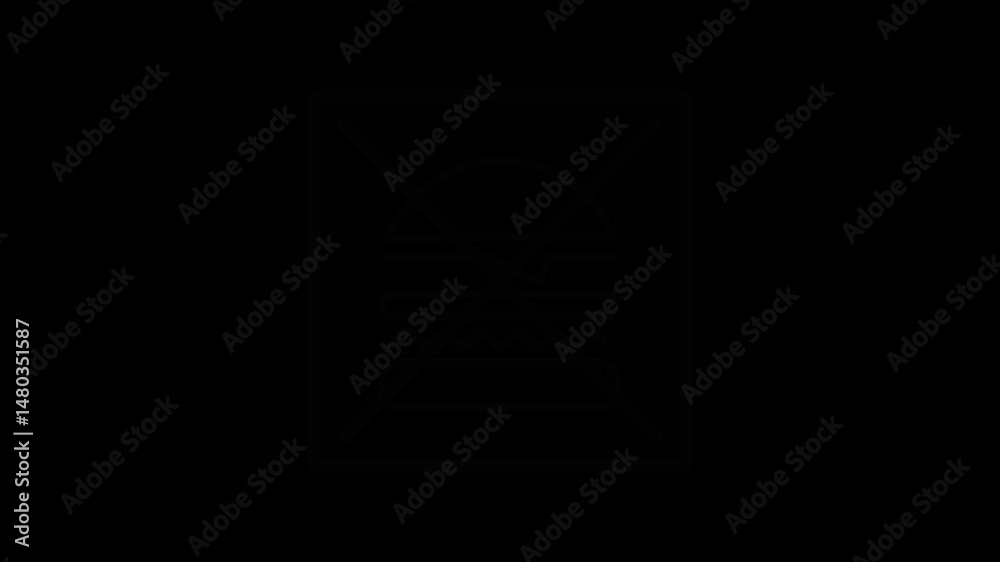 Illustration of do not eat, dont eat, food logo, food symbol, food sign ...