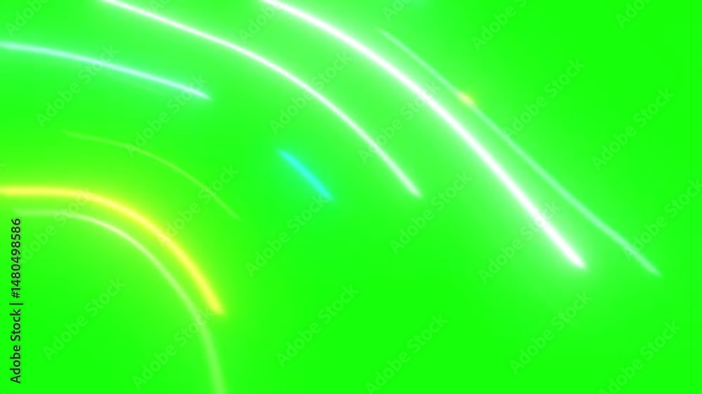 abstract green background with waves effect Green screen animation ...
