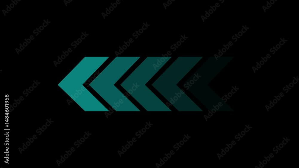 Arrow Loop Animation direction concept. arrow loading icon concept ...