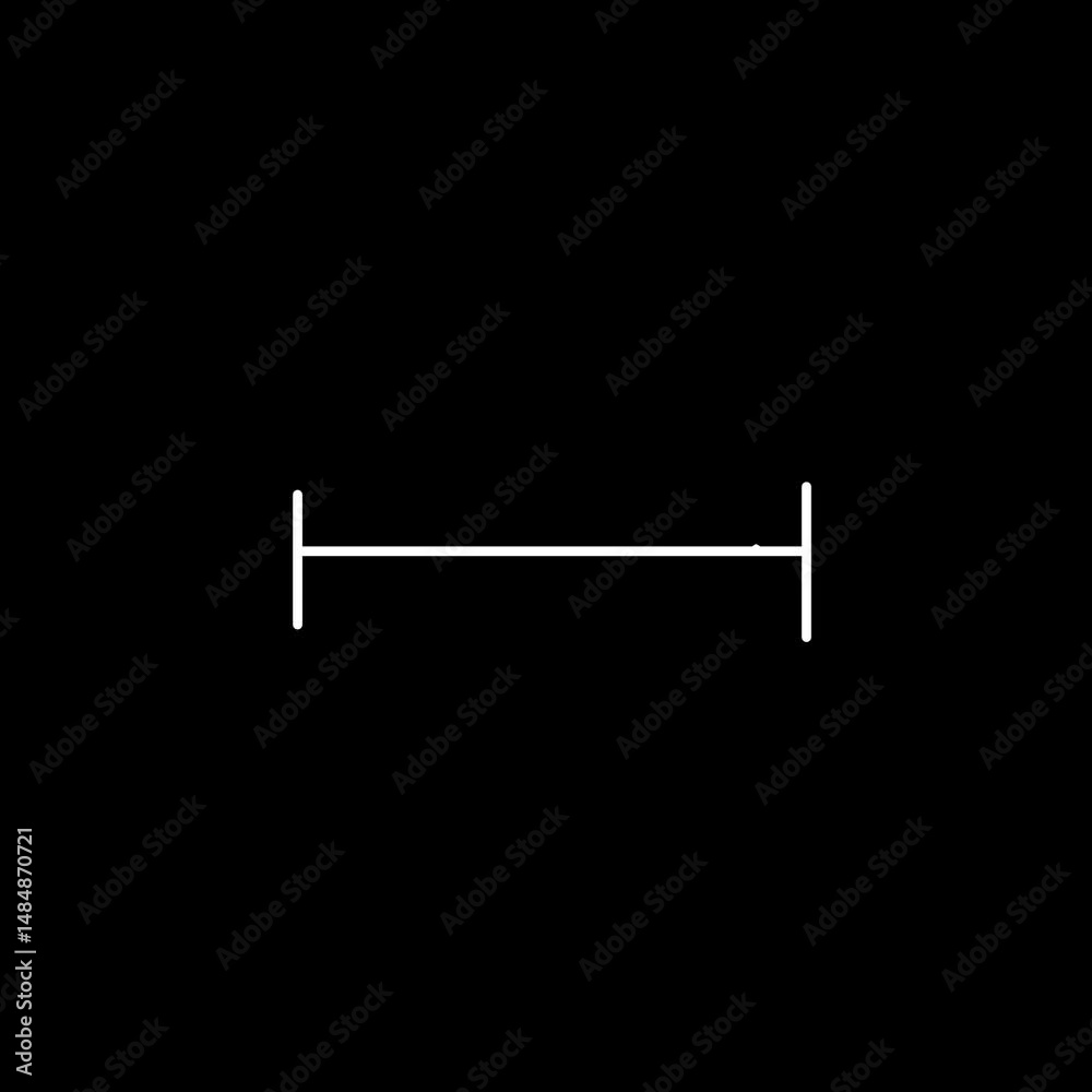 Animated progress bar icon. Media player line animation. Digital media ...