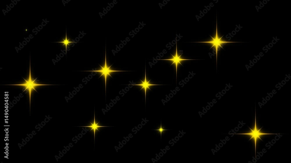 sparkling Glow stars twinkle Shine effect sprite sheet movement ...