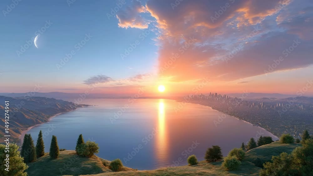 Pollution change frame, urban PM2.5 air pollution warps cityscape ...