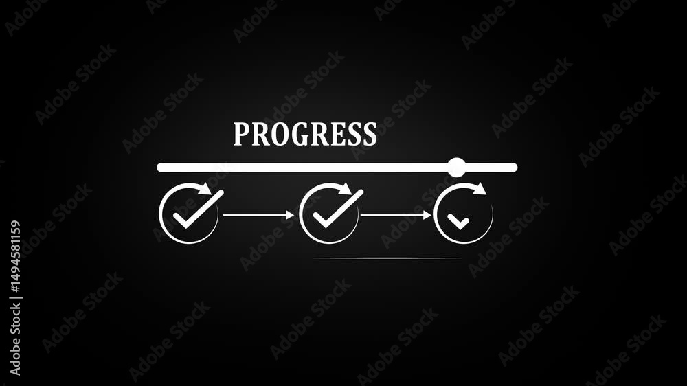 Checklist and task progress tracking concept. A person pointing at ...