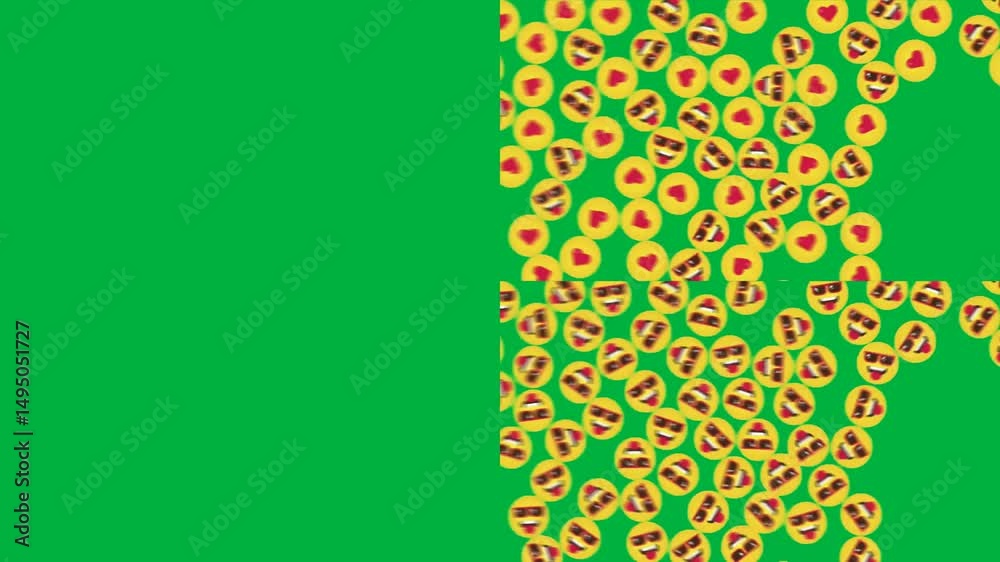 Vidéo Stock Animated 2d character green screen angry devil emoji, red ...