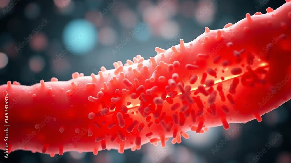 Micro bacterial Bacteria Colony Microbiome and Bacteria inside ...