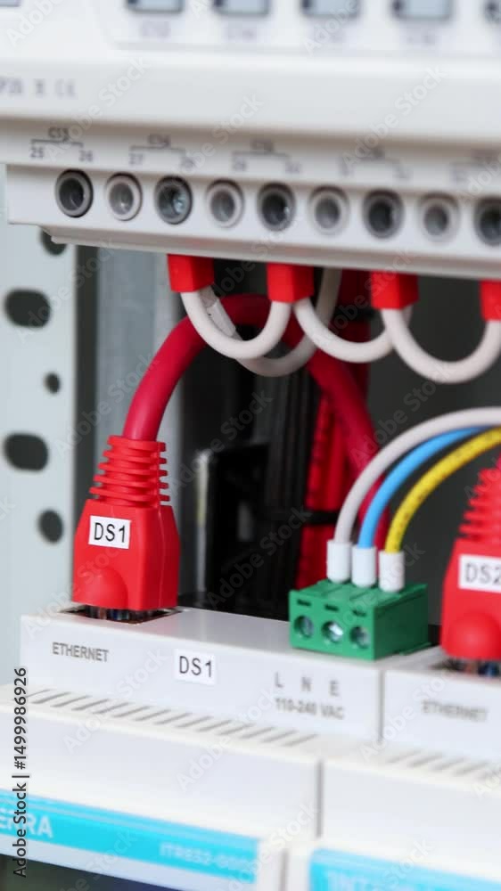 Connect electrical modules in the electrical load control panel via the ...