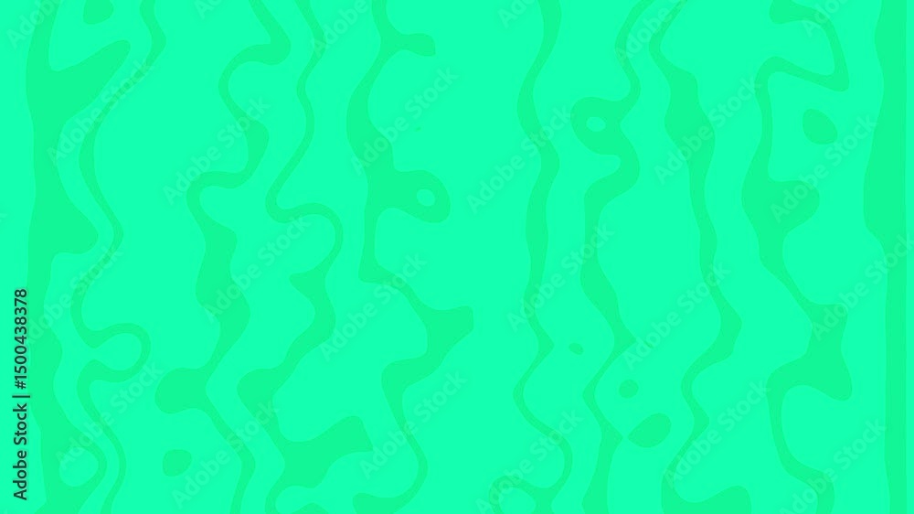 Flowing organic shapes for sleek modern design. Abstract teal ...