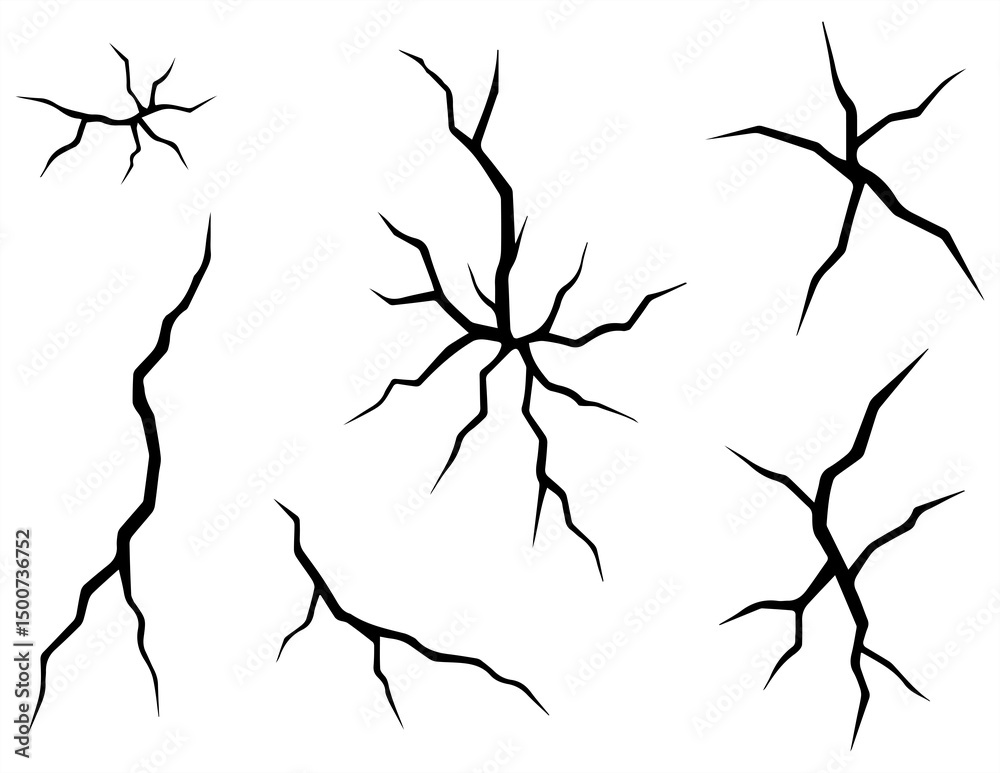 Poster Ground split fracture line – Wall Art | UkPosters