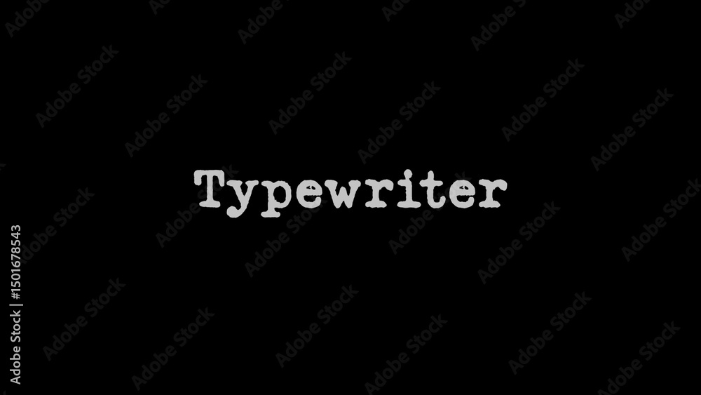 Typewriter Animated Text Effect Stock Template | Adobe Stock