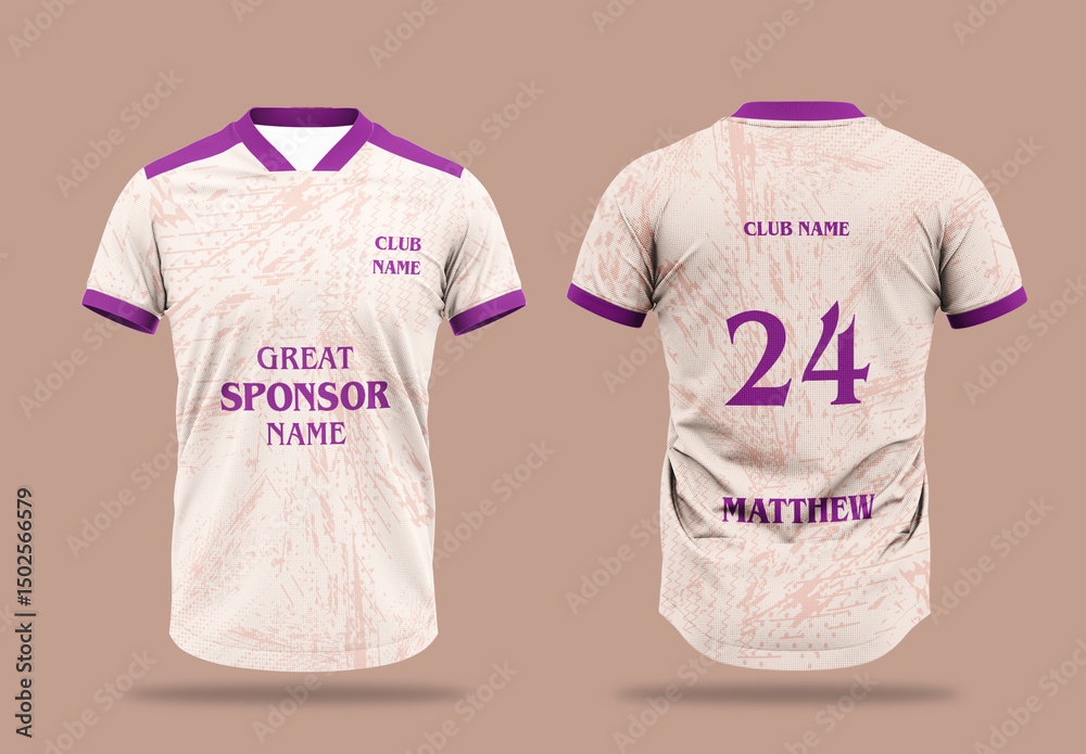 Editable Sports Jersey Design Template Stock Template | Adobe Stock
