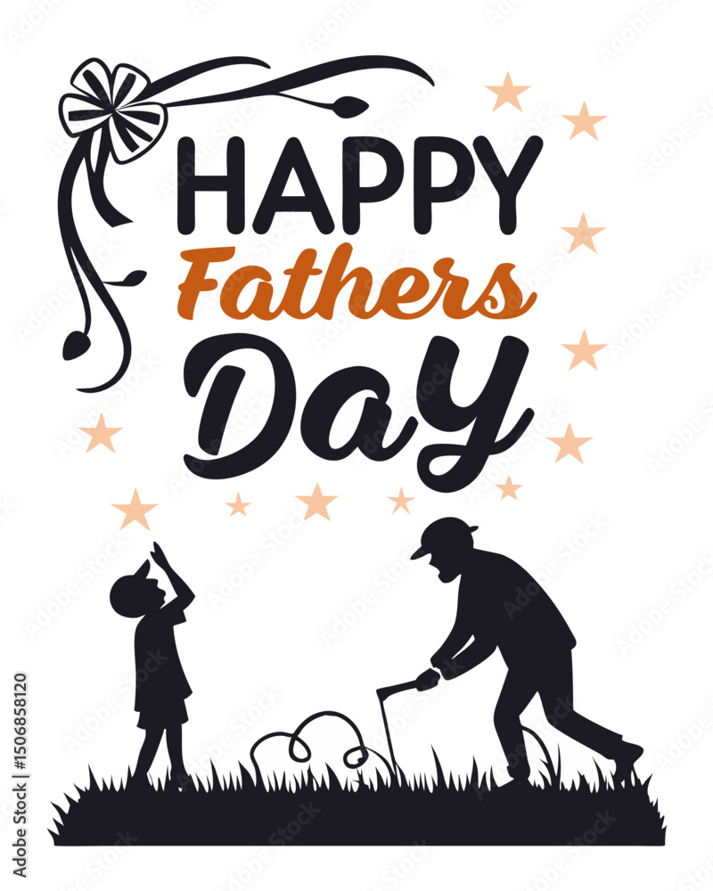 Poster Celebrating Fathers Day With Love And Gratitude – Wall Art ...