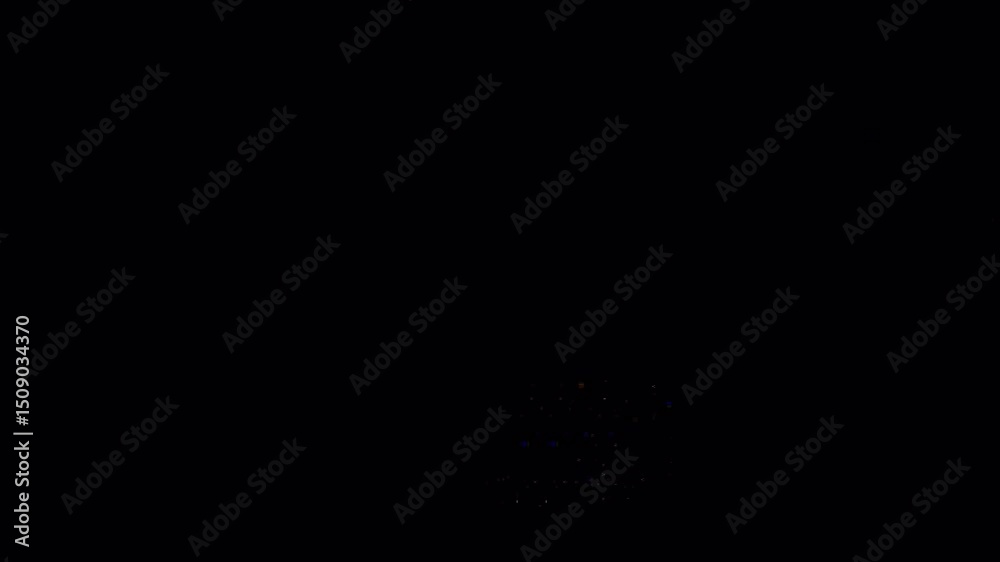 Glitch Transition. Tv screen noise grainy footage overlay. Old TV ...